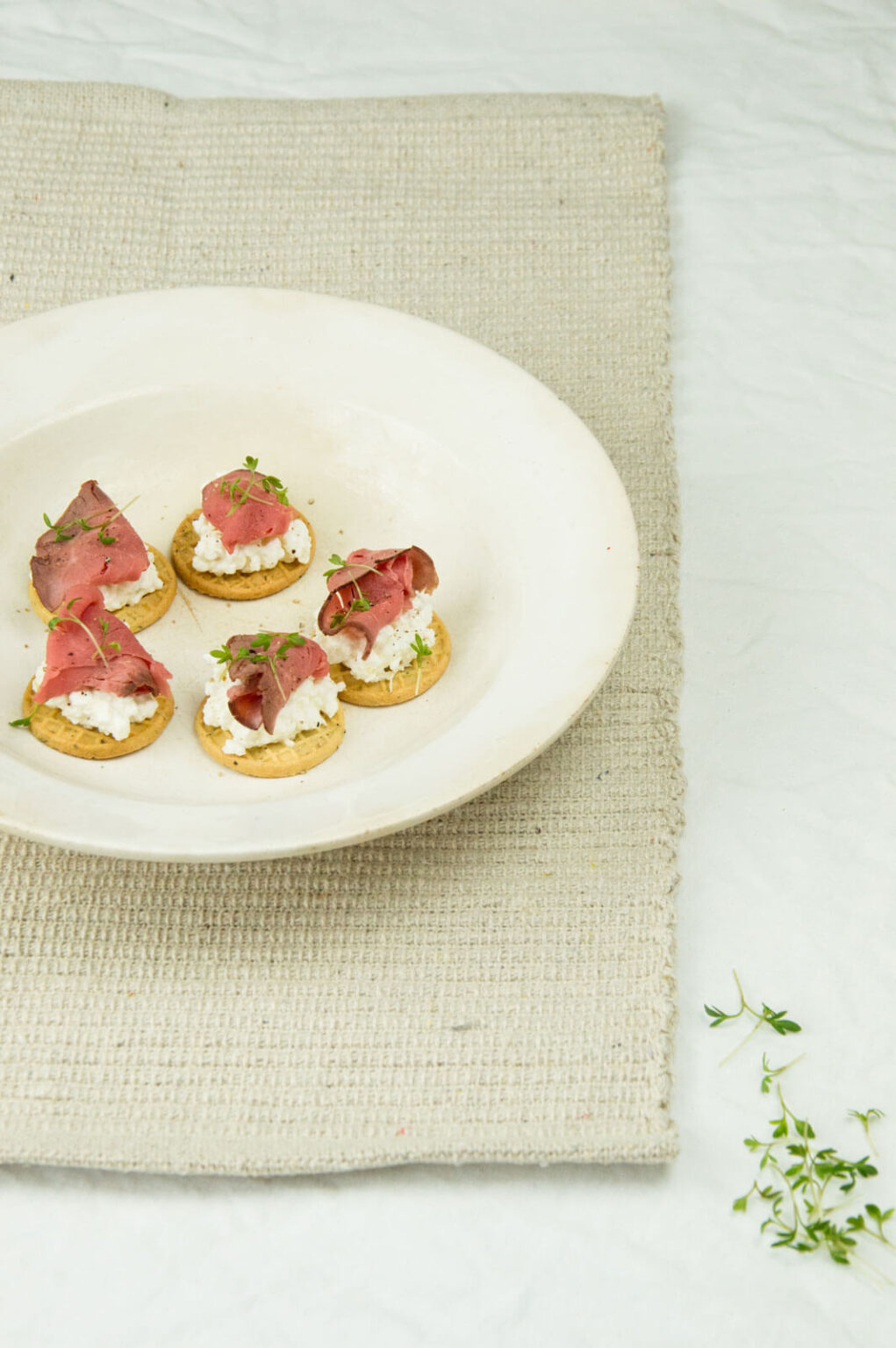 Jos Poell | Toast Krokant met gerookte zalm