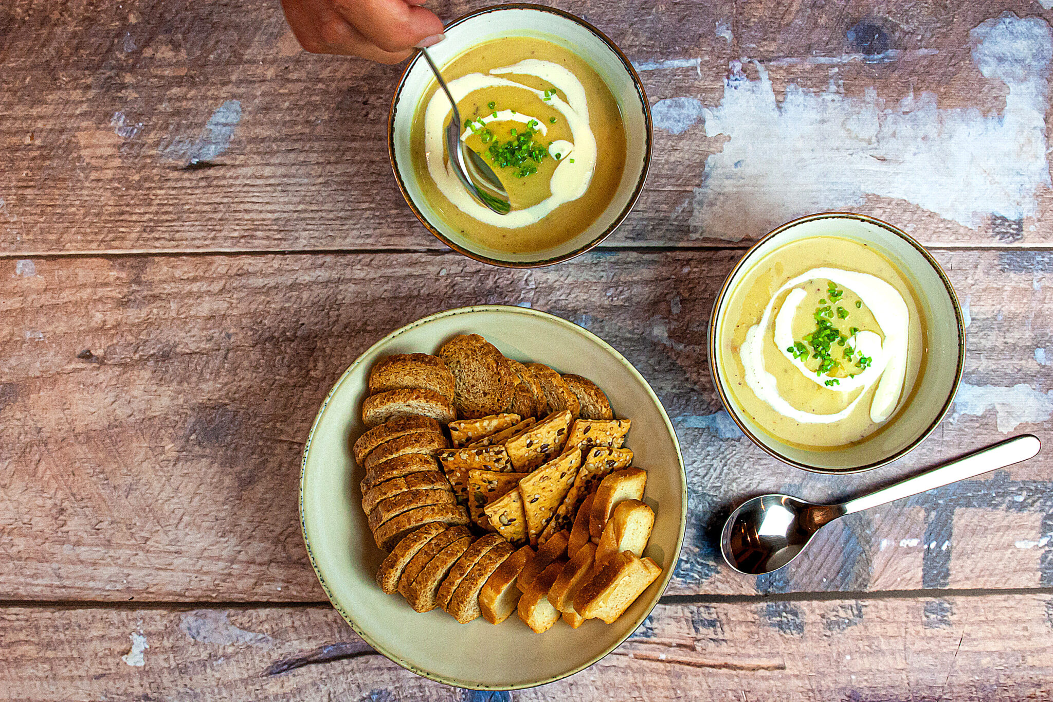 Jos Poell | Toast Krokant met gerookte zalm